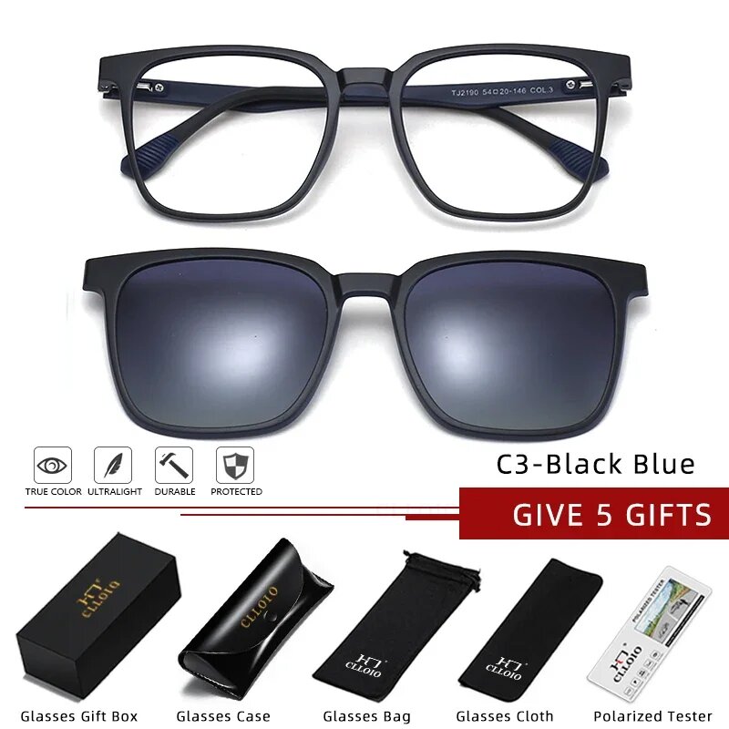 CLLOIO очки для зрения TJ2190 TJ2190-C3, Prescription Custom