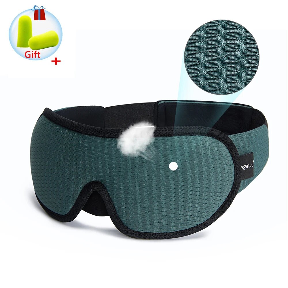 3D маска для сна MERALL Green