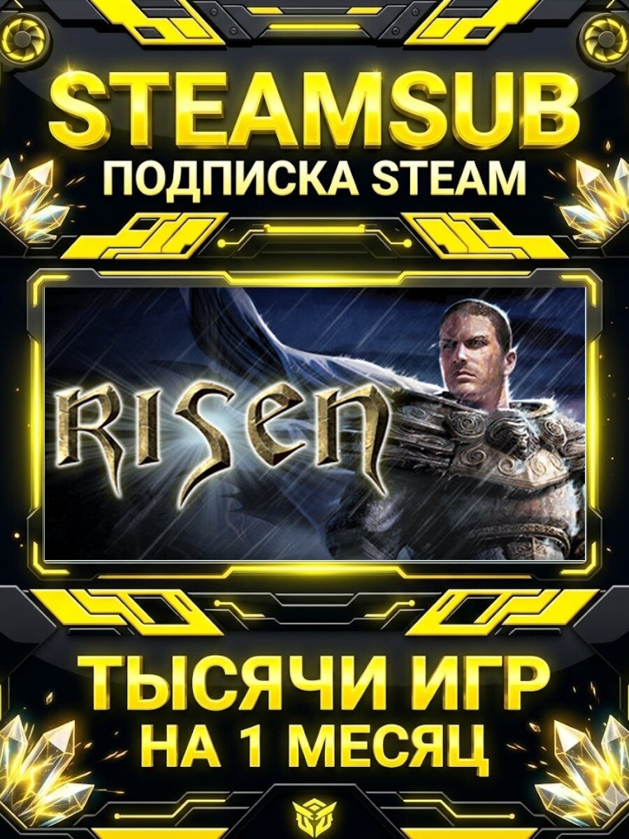 Risen — подписка Steam на месяц, 7000+ игр на аккаунтах для ПК (РФ + СНГ)