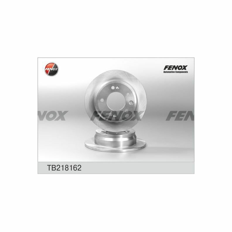 Диск тормозной задний FENOX TB218162 для а/м Hyundai i30 FD, ix35 LM, KIA Ceed ED, Sportage III SL, 262х10 мм.