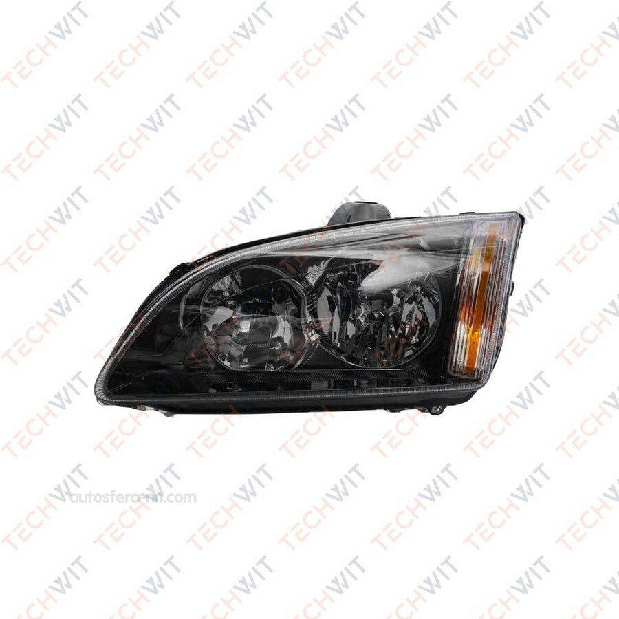 TECHWIT HD001FRD005BL Фара передняя Лев. черная Ford Focus 2004-2007