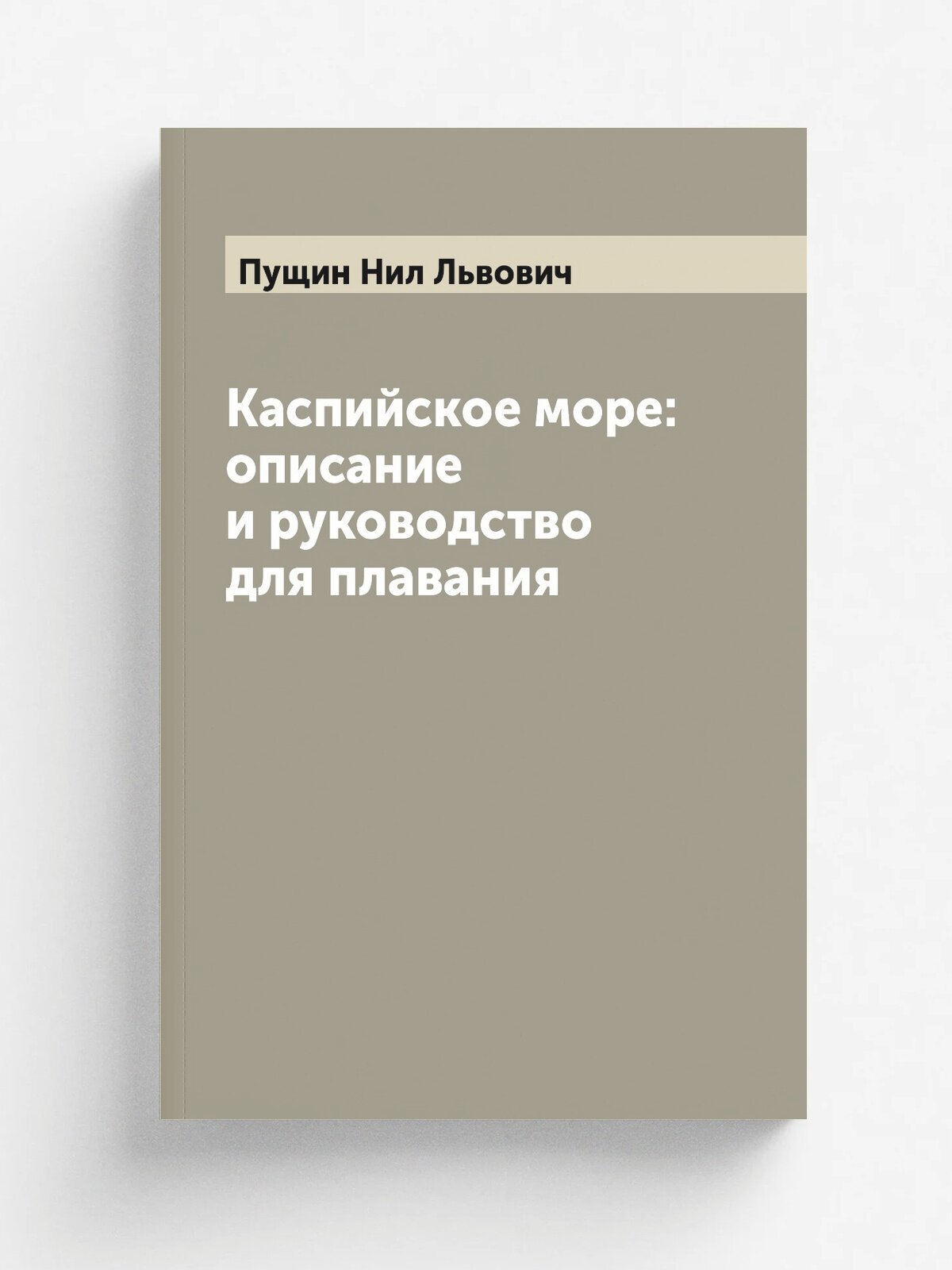 Каспийское море: описание и руководство для плавания
