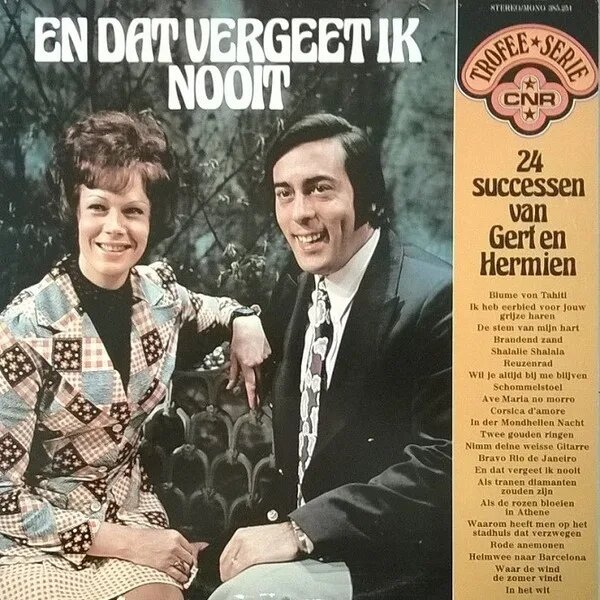 En Dat Vergeet Ik Nooit
