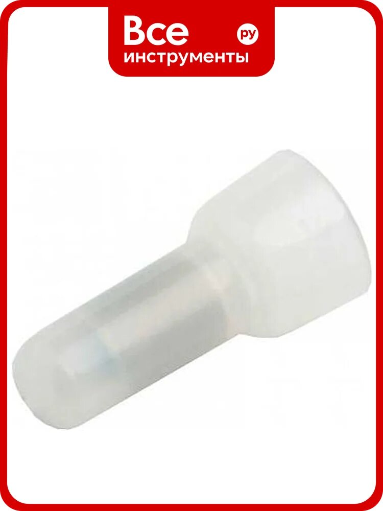 Концевой изолирующий зажим General Lighting Systems КИЗ GKIZ-1,5-4-W, (1,5-4 мм2), белый, 100 штук 475420