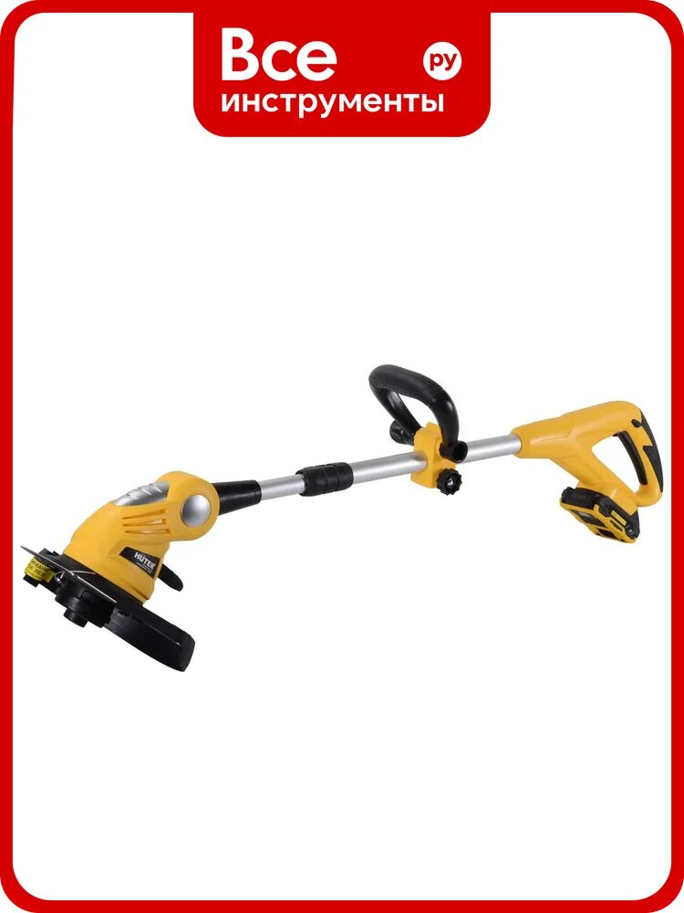 Триммер Huter GET-28Li, аккумулятор Li-Ion, 20V, 2Ач, 33 см, 5 кг