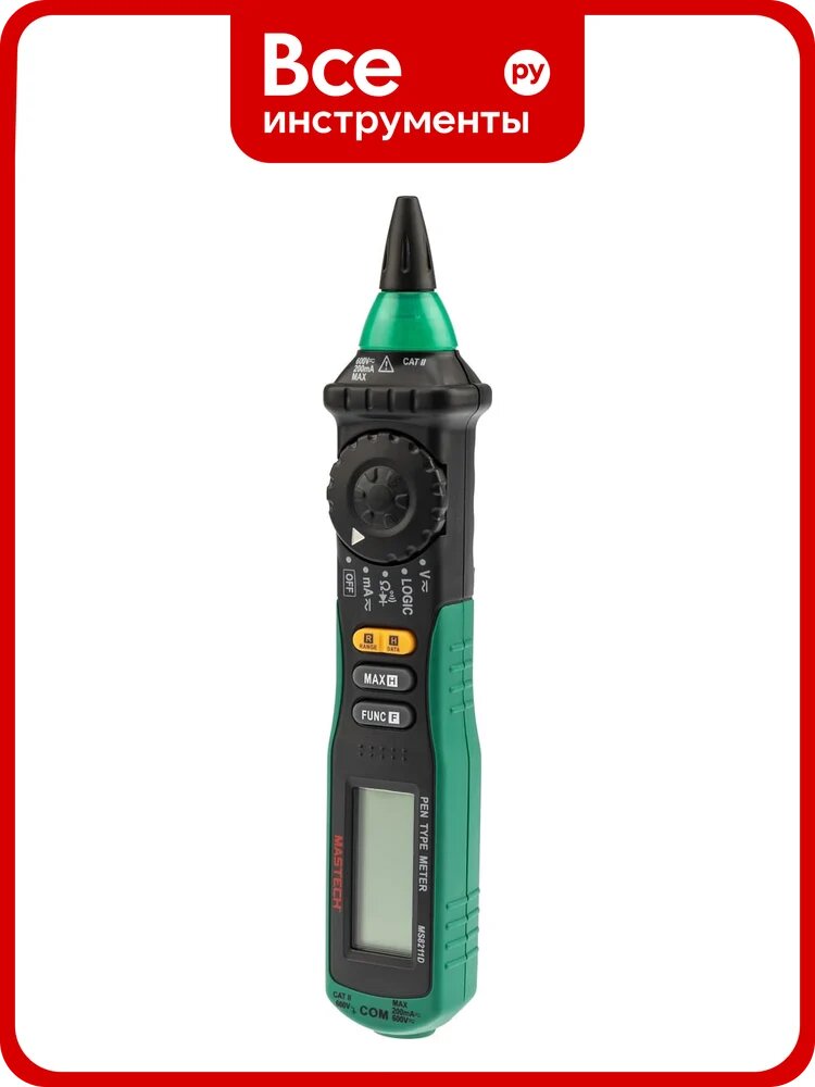 Цифровой мультиметр Mastech MS8211D M128, 5 В, измеритель напряжения и тока, с диод‑тестом и функцией фиксации показаний