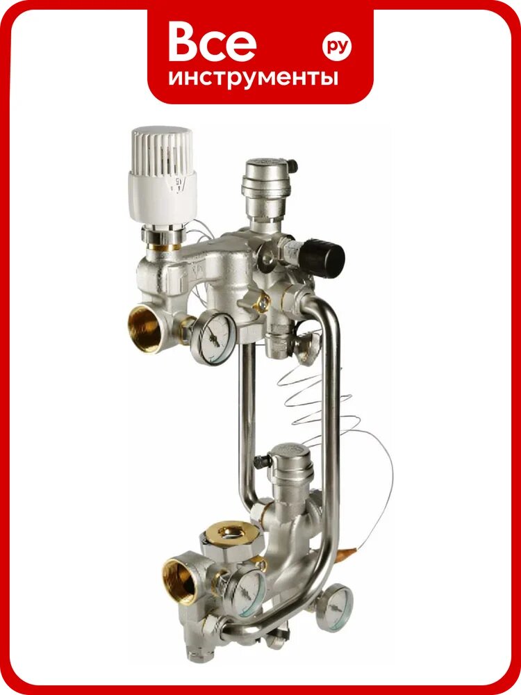 Насосно-смесительный узел с термоголовкой (без насоса) Valtec VT. COMBI.0.180
