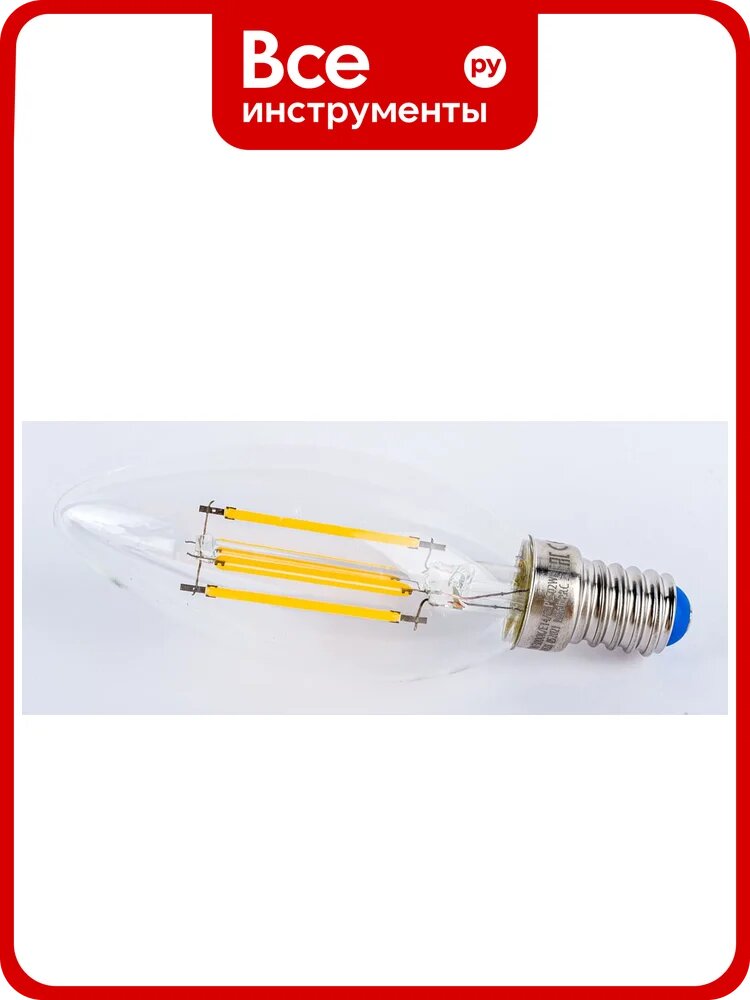 Светодиодная лампа Uniel Форма свеча Серия Sky LED-C35-11W/3000K/E14/CL PLS02WH UL-00005164