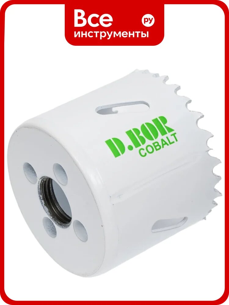 Коронка биметаллическая COBALT M42 52 мм D.BOR D-HS-BIM-CO-38-052