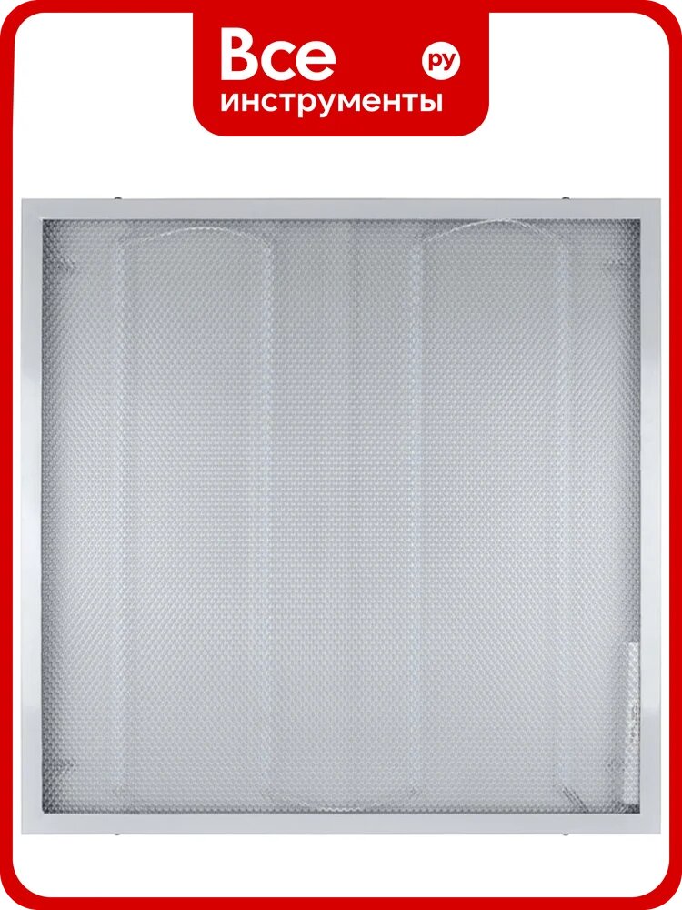 Светодиодная панель Volpe ULP‑Q105 6060‑36W/4000K WHITE M3 UL‑00011771 стальная конструкция, призматический рассеиватель