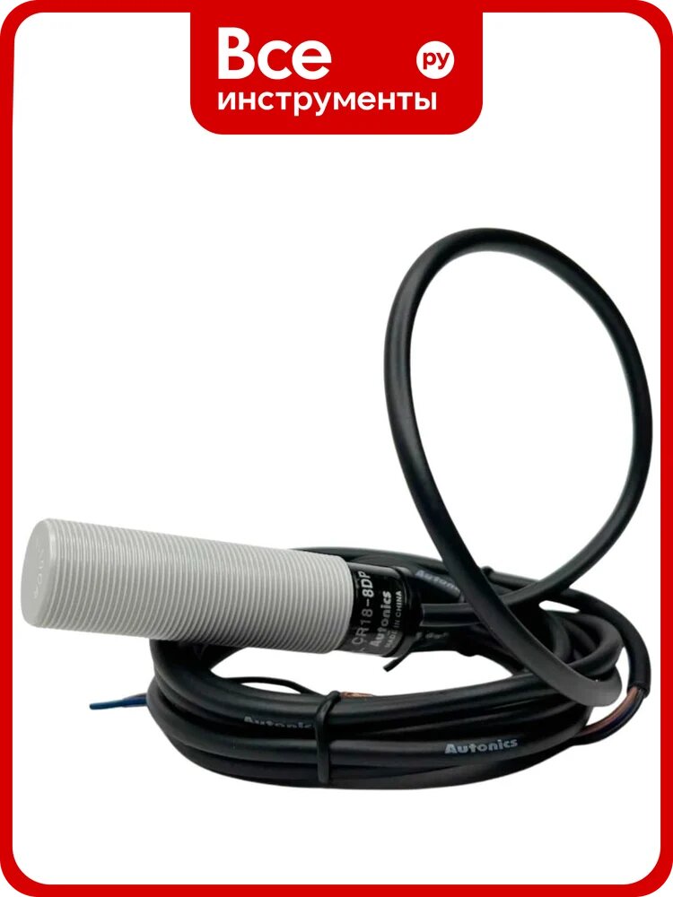 Датчик бесконтактный емкостной Autonics CR18-8DP (18 мм, 8 мм, PNP) A1600003523R, определения положения объекта