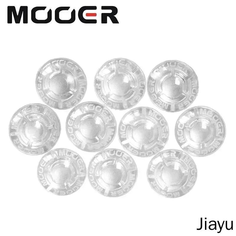 MOOER FT-MTP Footswitch Topper Упаковка Прозрачный цвет "крышек" для кнопок педалей, 10шт
