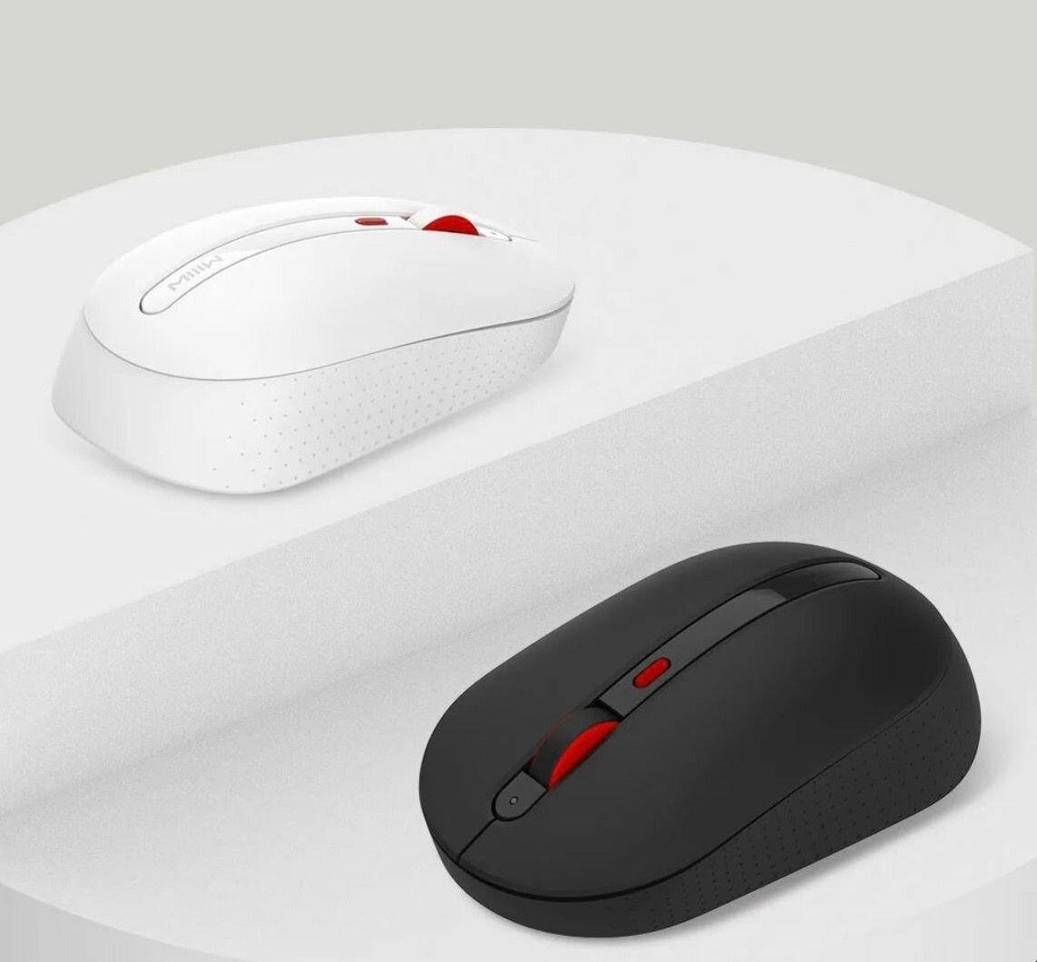 Xiaomi Комплект клавиатура, мышь беспроводная Мышь беспроводная Miiiw Wireless Soft Tone MW23M22 белая, белый