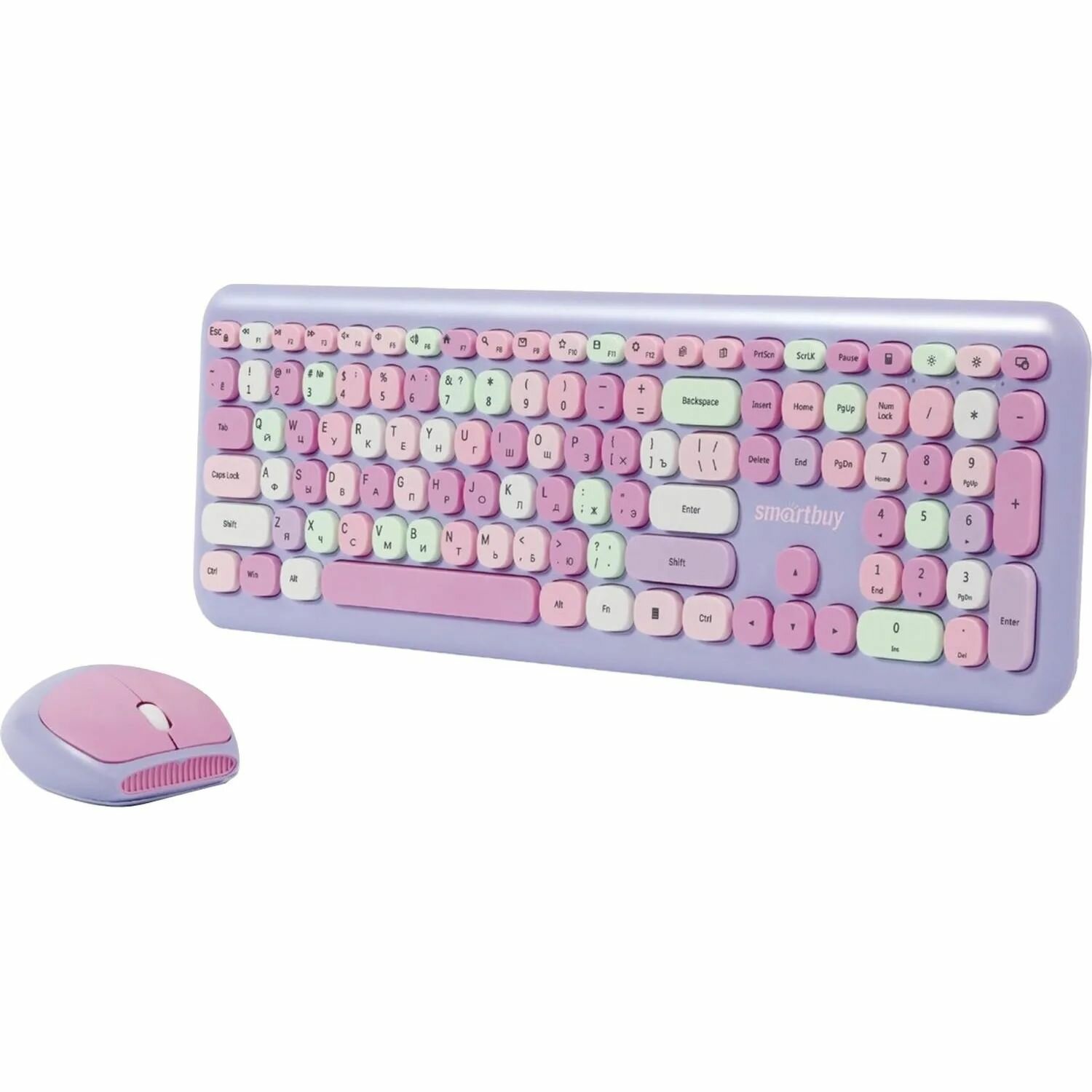 Комплект беспроводной клавиатура и мышь Smartbuy (SBC-666395AG-V)