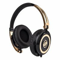Reloop RHP-5 GOLD RUSH Профессиональные закрытые HI*FI -наушники c встроенным регулятором громкости и микрофоном