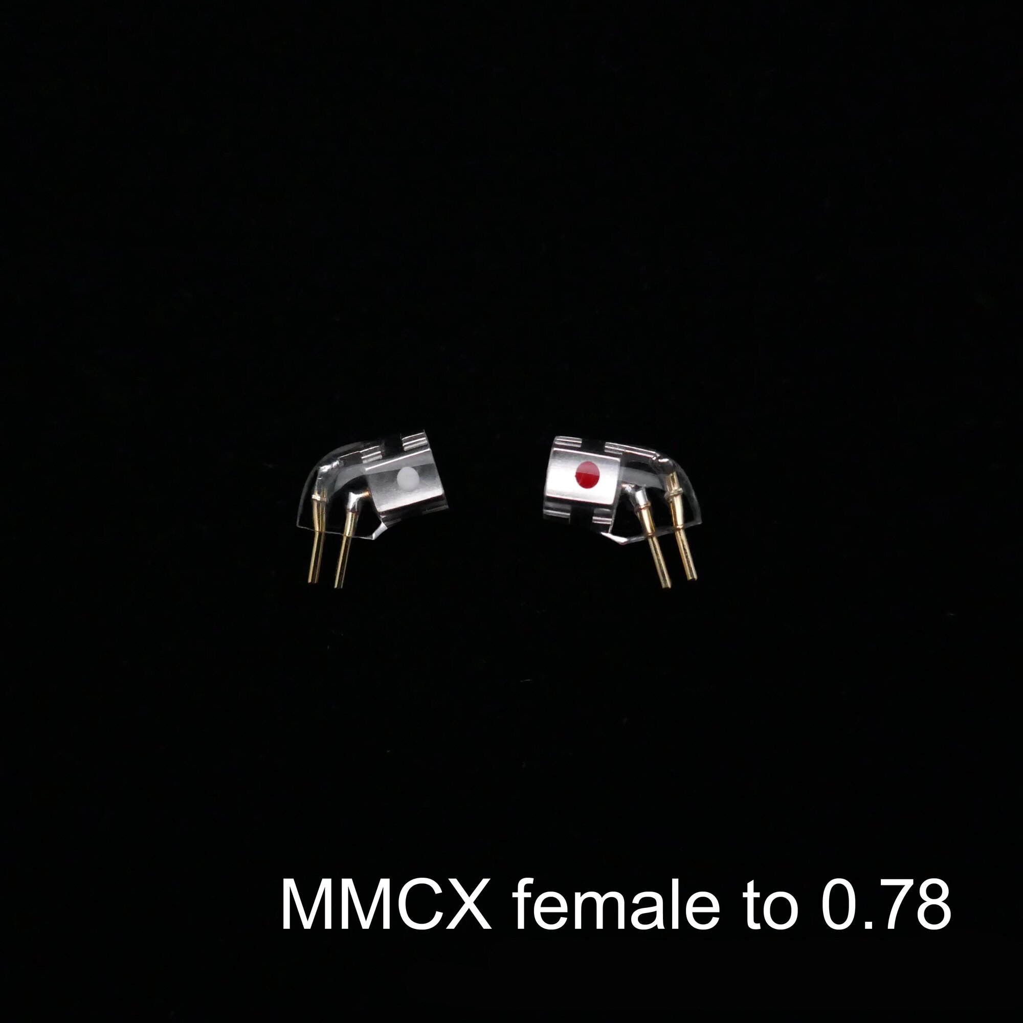 Преобразователь MMCX female to 0.78, коричневый