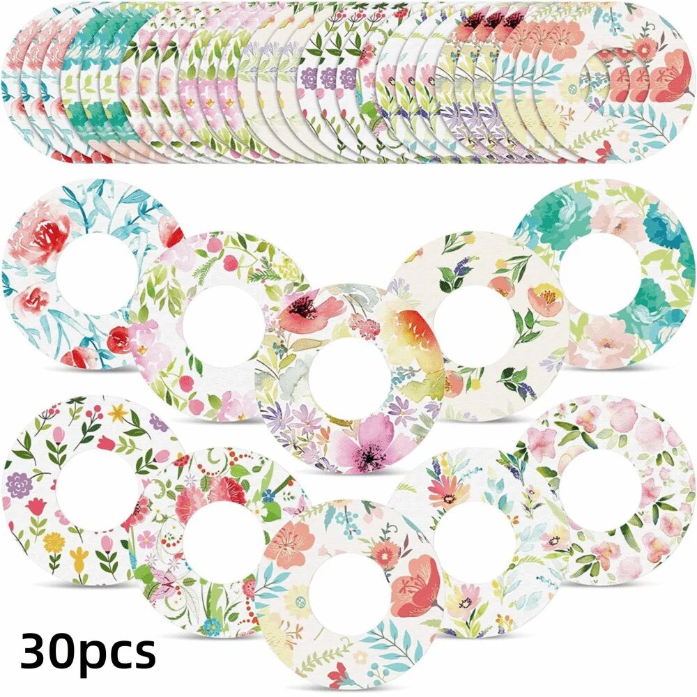Cartoon CGM Sensor Tapes для FreeStyle Libre 2/3 1 30pcs for libre 3