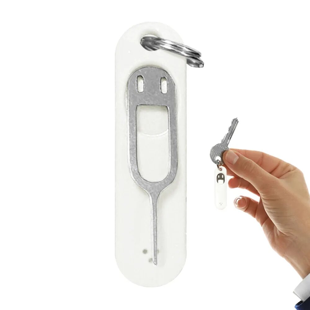 Брелок для ключей с Pin-кодом SIM-карты, белый