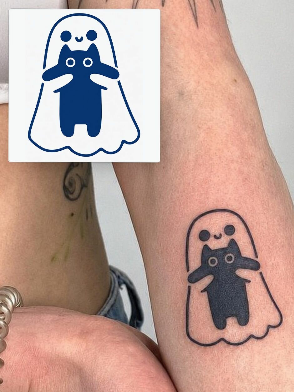 Tattoo'шки Временные тату без пленки (темнеют через 24 часа) 5*5см темнеющие 5x5 см