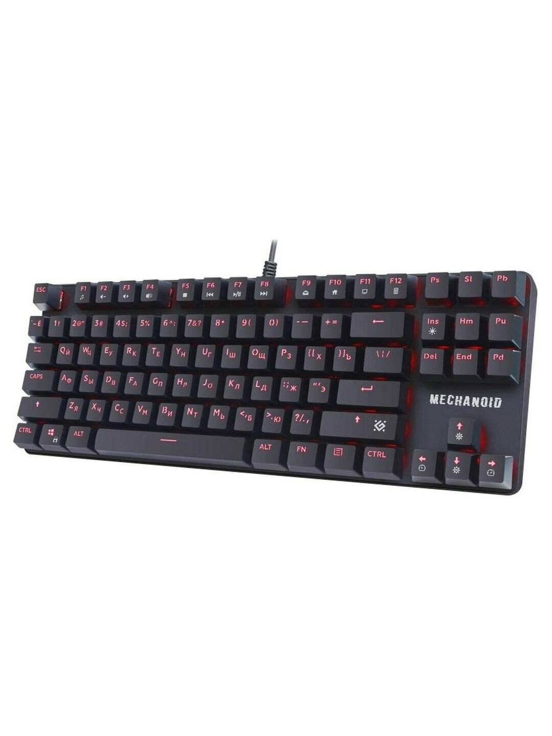 Клавиатура механическая DEFENDER Mechanoid GK-581 RU, черный