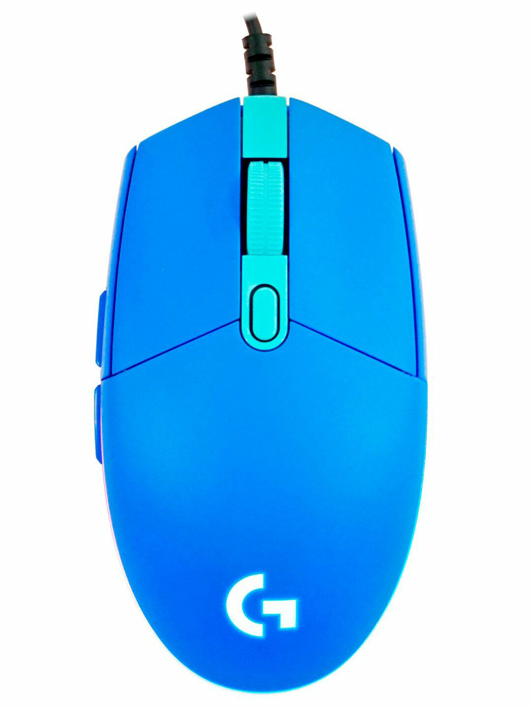 Мышь игровая Logitech G102 Lightsync, проводная, 8000 dpi, синий (910-005810)