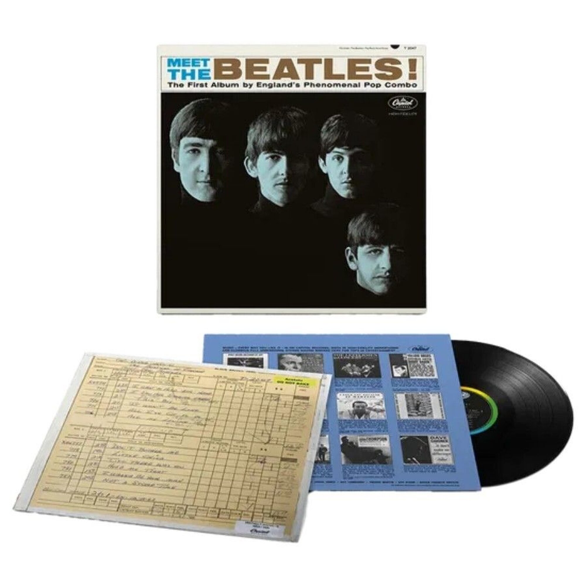 BEATLES - Meet The Beatles, (LP, Reissue, Mono, 180g) Виниловая пластинка