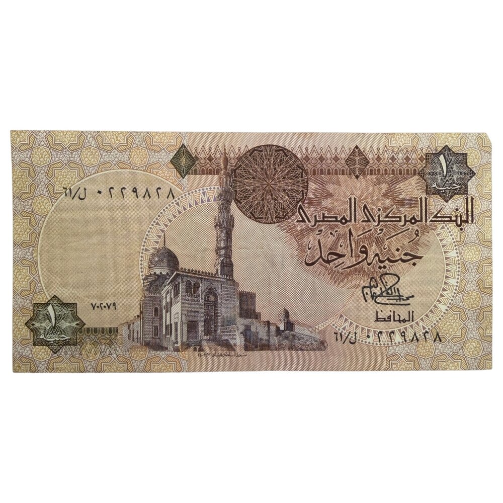 Египет 1 фунт 1979 г. (06.07.1979) (Подпись M. Ibrahim) (Серия l-16)