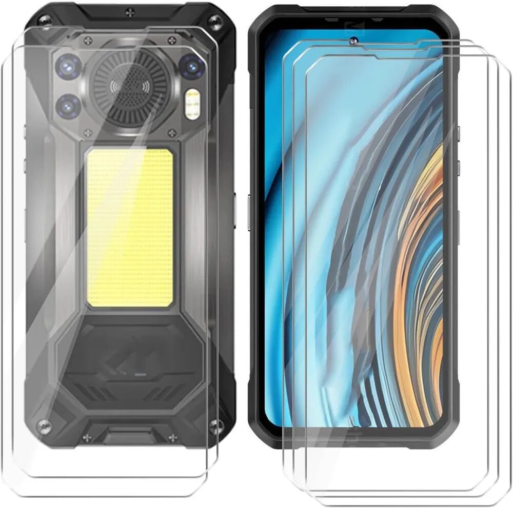 Закаленного стекла для защиты экрана Oukitel WP61/WP61 Plus/WP61 Ultra, твердость 9H Ultra HD, устойчивость к царапинам, без пузырьков
