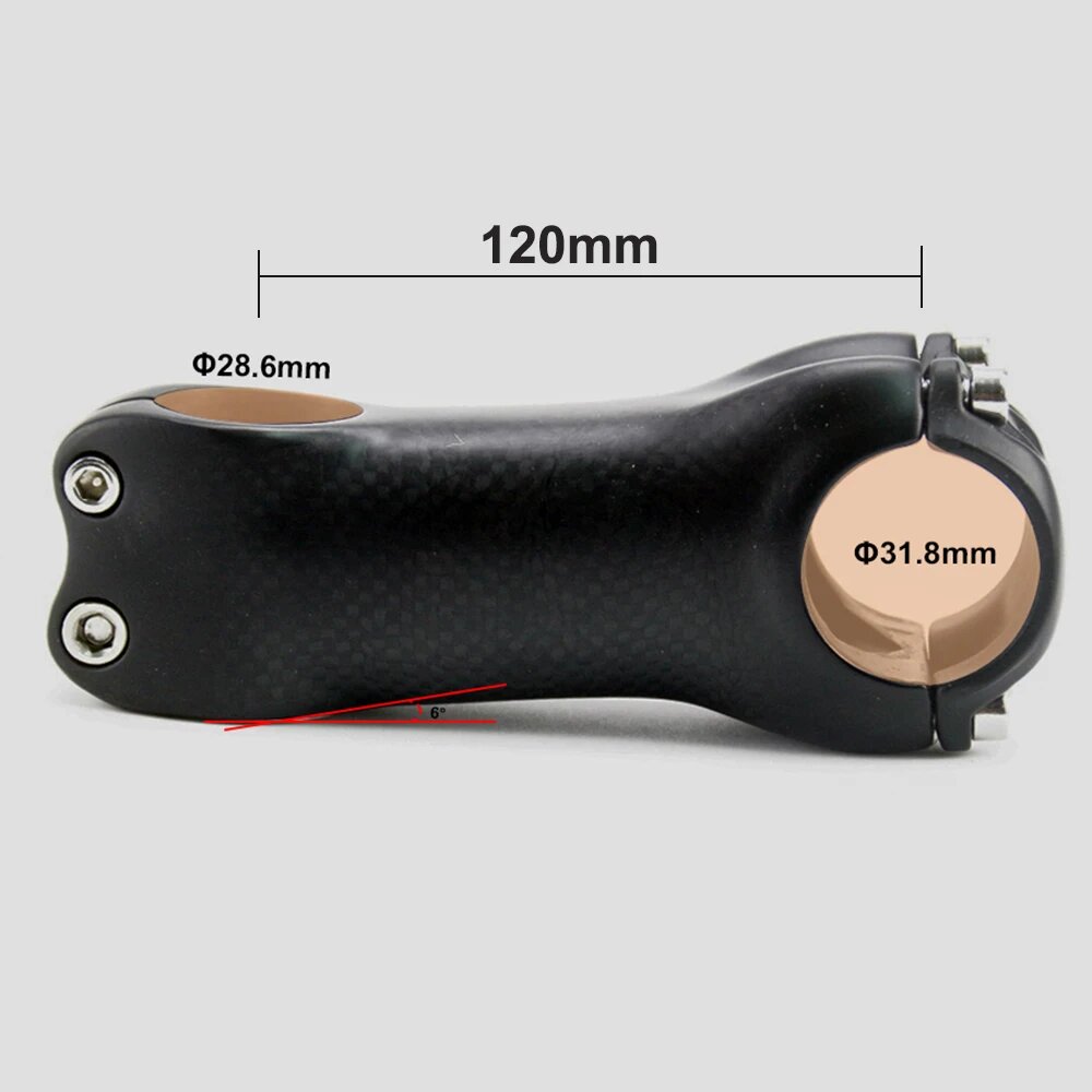 Вынос руля RXL SL карбоновый 31.8*120mm 6/17° 3K Matte