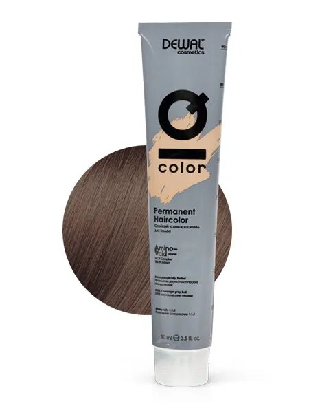 Краска для волос перманентная 7.00 DEWAL Cosmetics IQ COLOR (90 мл) DC7.00 Intense blonde (интенсивный блонд)