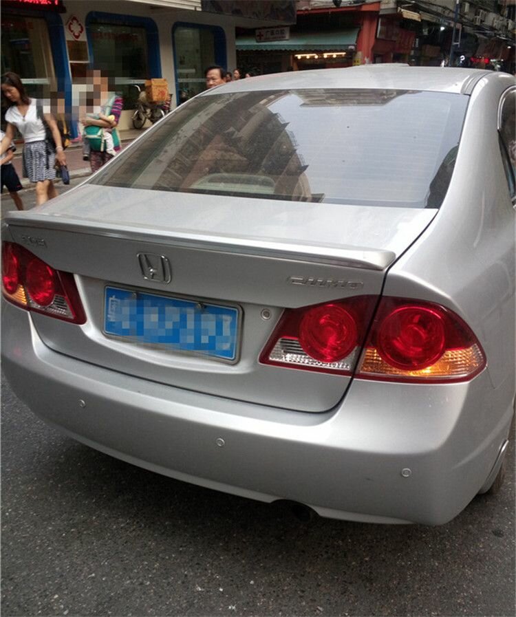 Спойлер Honda Civic 4D лип Хонда Цивик 8 4Д