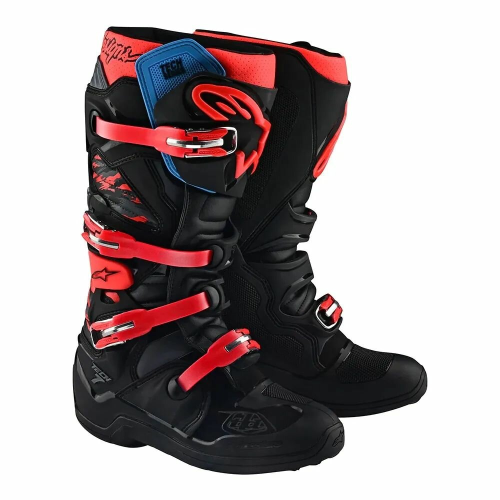 Мотоботы Alpinestars/TLD Tech 7 MX Boot Black/Rocket Red