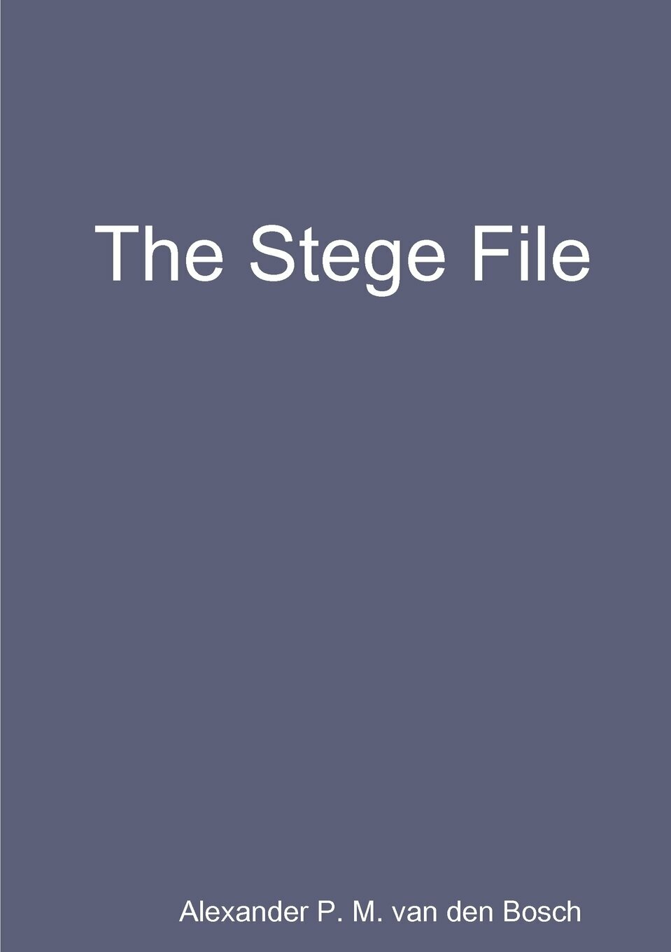 The Stege File — фото 1