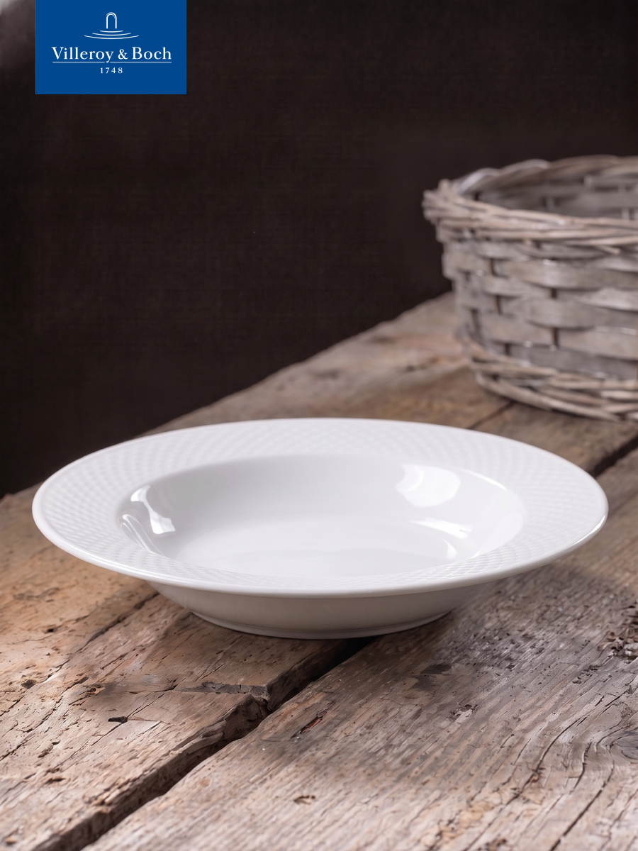 Тарелка глубокая 23 см, Easy White, Villeroy & Boch, Премиум-Фарфор
