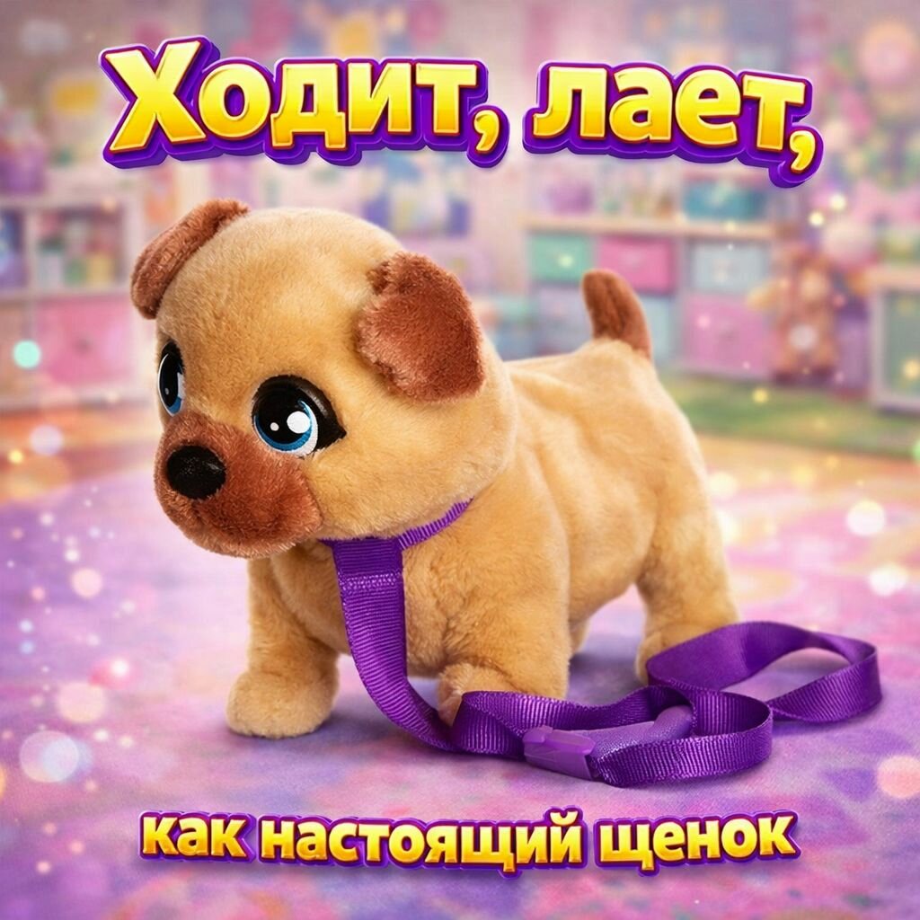 Шагающая собачка Club Petz