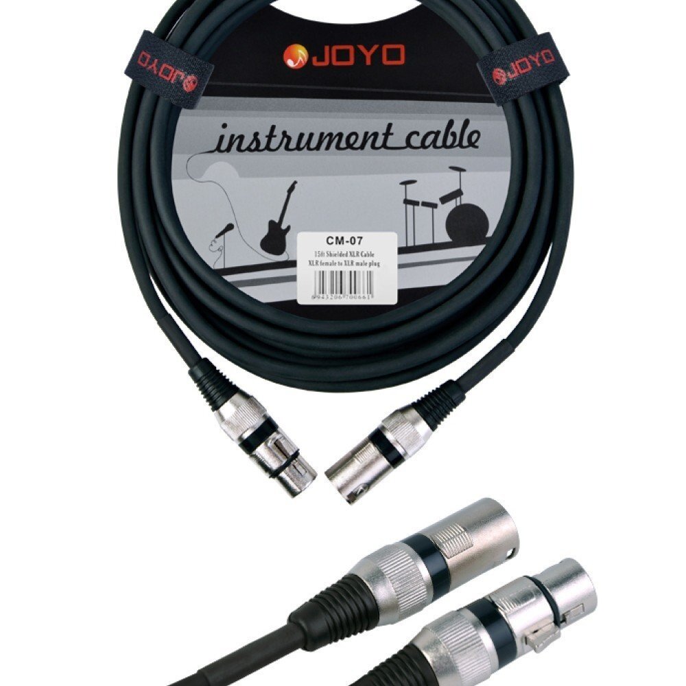 Кабель микрофонный, XLR, 4.5м, Joyo CM-07