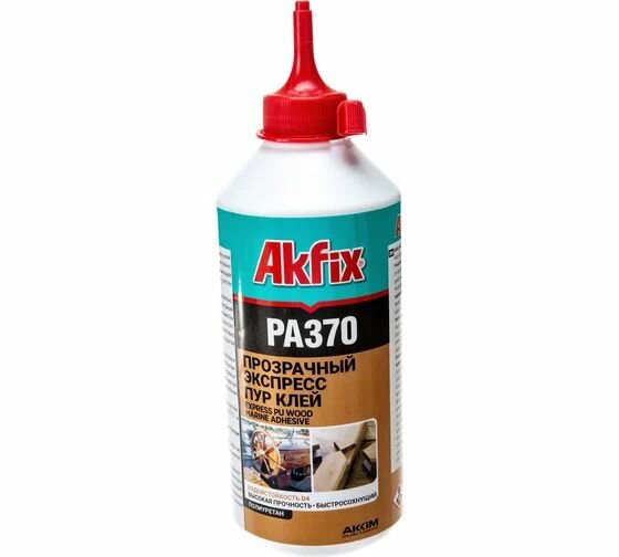 Полиуретановый клей для дерева Akfix PA370 D4 прозрачный, 500 г