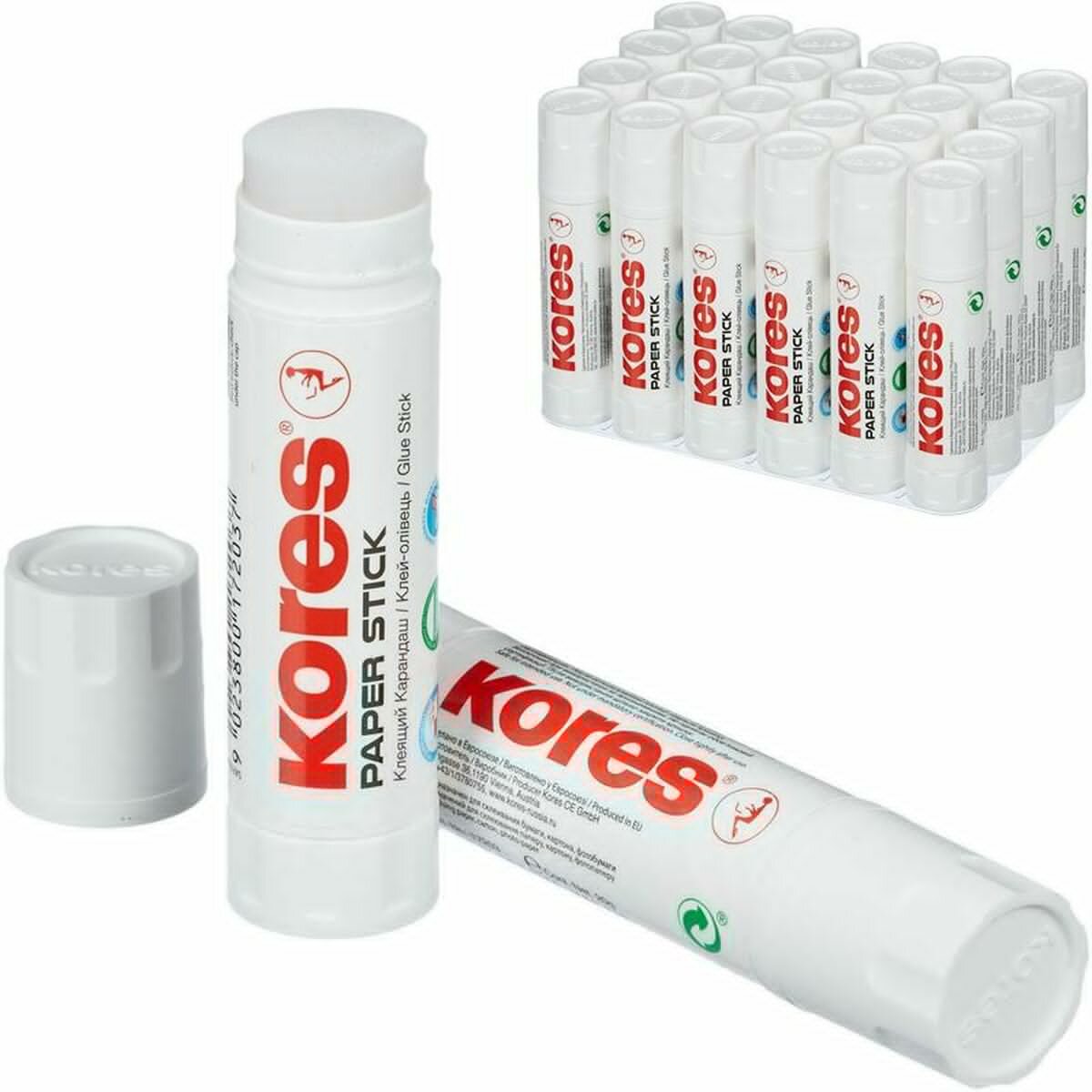 Клей-карандаш Kores Paper Stick, 20г (17203), 8шт.
