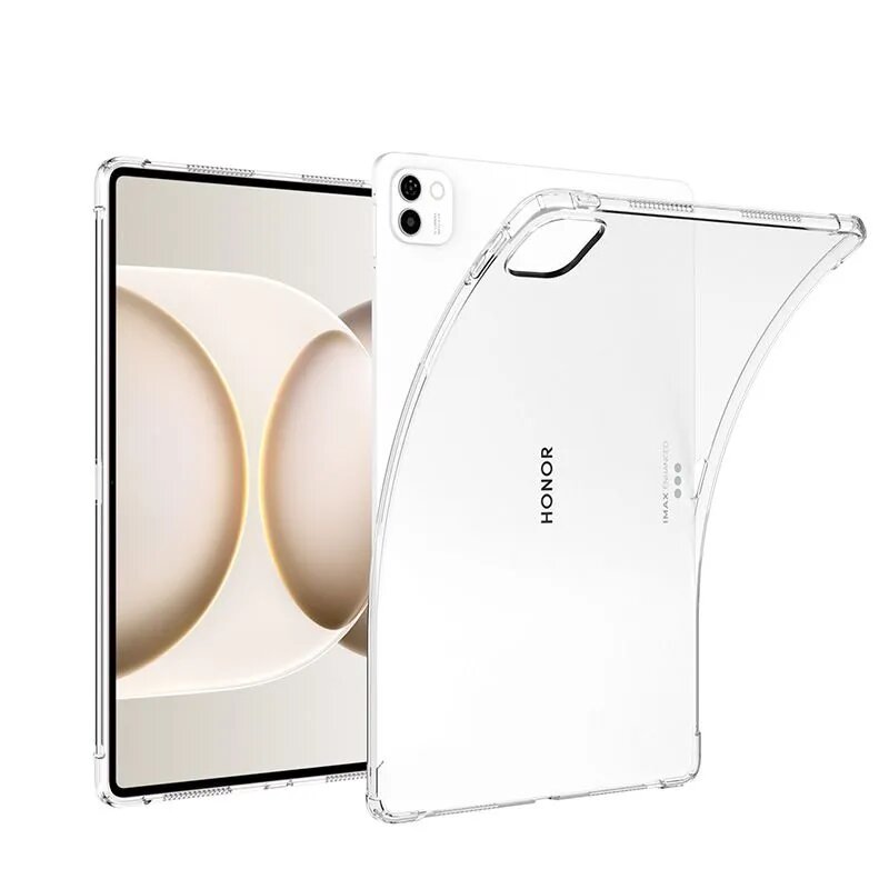 Корпус для Huawei честь MagicPad4 2026, Honor MagicPad3 Pro 12.3 дюймовый YLE-W09 таблетки защитной оболочки прозрачной TPU против падения подушки безопасности мягкой крышки