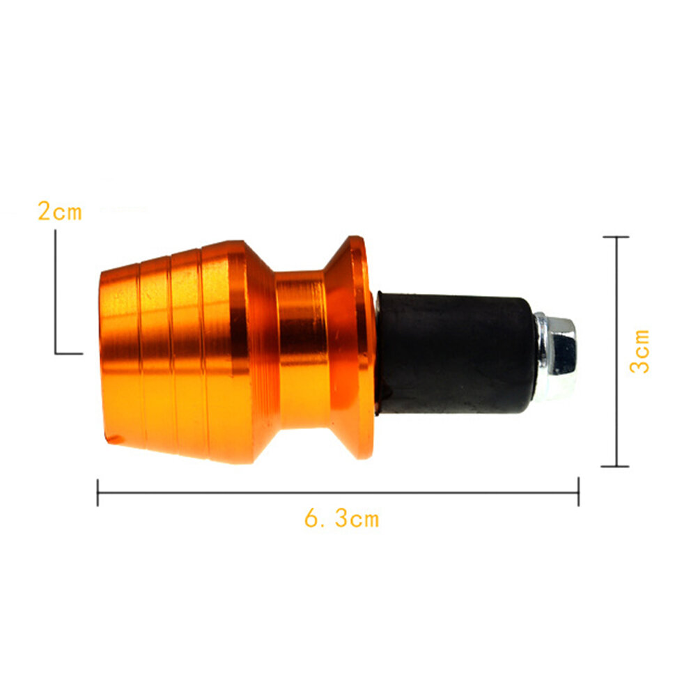 Декоративные Заглушки Для Руля Мотоцикла 2 Штуки Размер 6.3X3Cm Цвет Golden