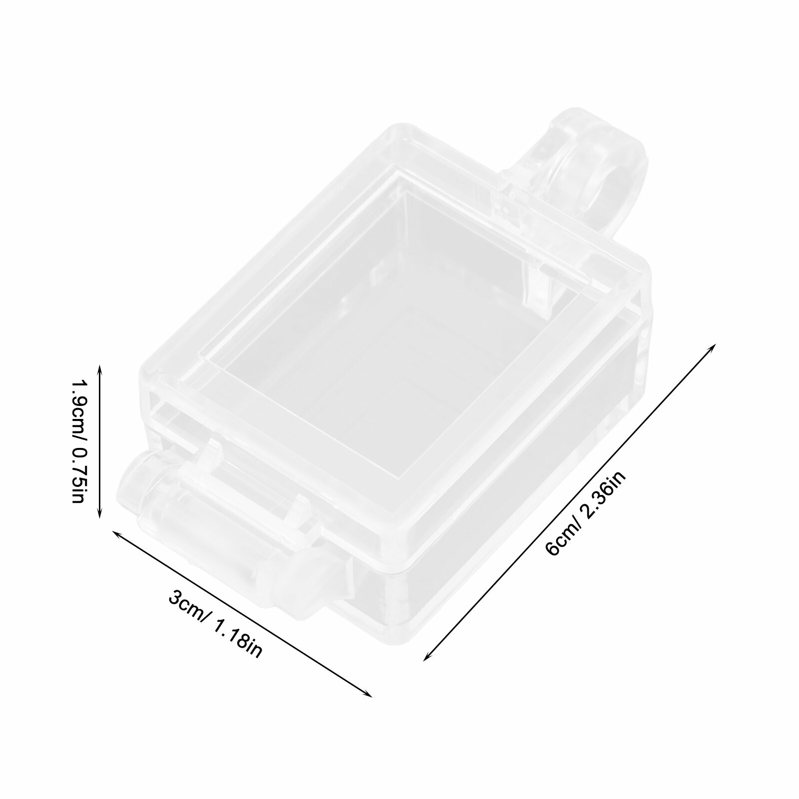 Прозрачный Защитный Чехол Для Кнопок Переключателя 6.00X3.00X1.90Cm