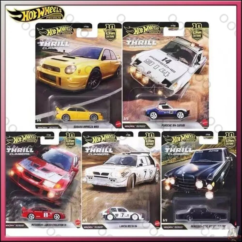 Машинка Hot Wheels CAR CULTURE THRILL CLIMBERS 1/64 FPY86-9C1Q-5PCS