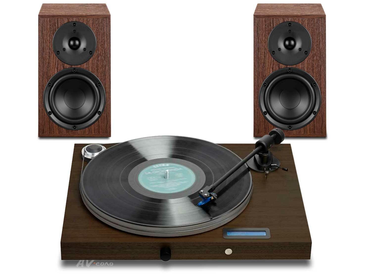 Hi-Fi система SET Pro-Ject Juke Box S2 + Phaze Audio Tilia 2 Eucalyptus / Dark Oak