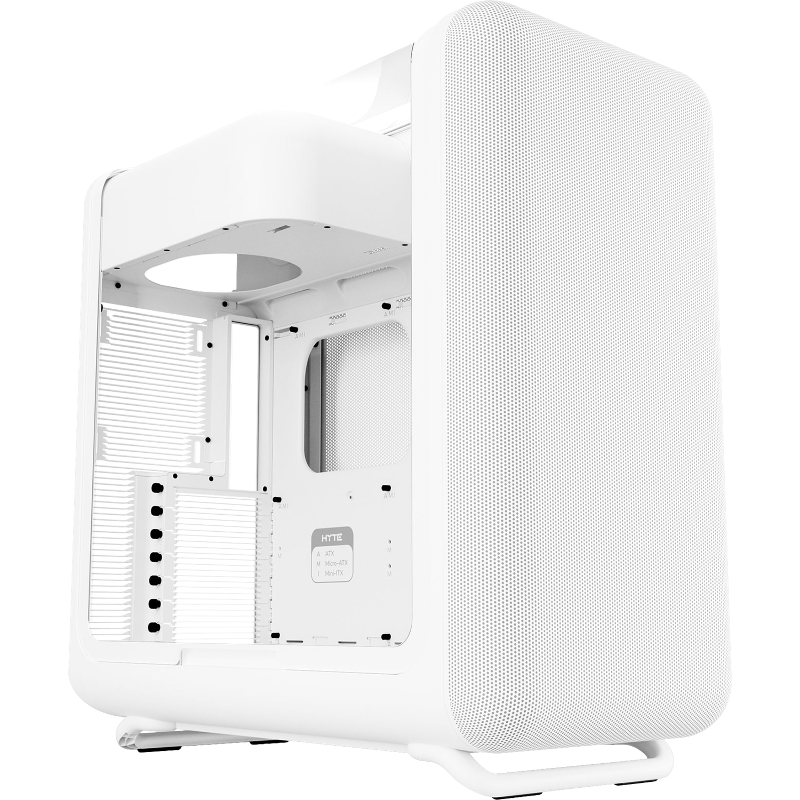 Корпус без блока Case HYTE X50, Midi-Tower, TG, no fans, 2xUSB-A 3.2, 1xUSB Type-C, E-ATX, ATX, mATX, mITX White Snow CS-HYTE-X50G-WW