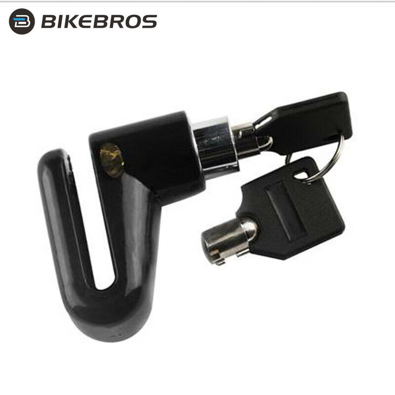 BIKEBROS Черная велосипедная замки с креплением для велосипеда противоугонная электровелосипедная защита Цвет：Черный с