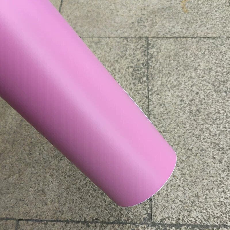 Пленка для велосипеда матовый розовый, размер 30 см x 200 см, устойчивая к царапинам для рам велосипедов