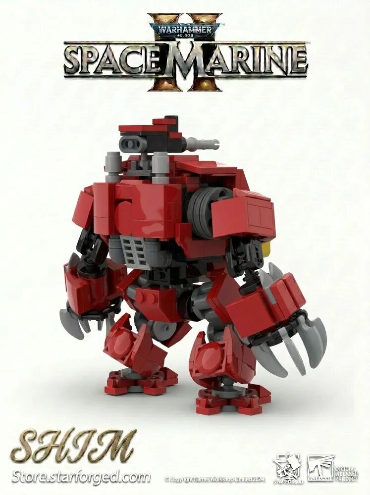 Warhammer 40,000 конструктор, Цвет красный, Количество элементов, шт 398 — фото 1