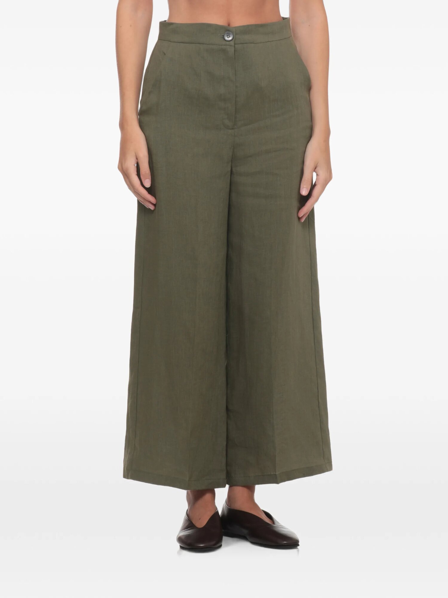 Брюки eMMe Linen trousers, размер 40 — фото 1