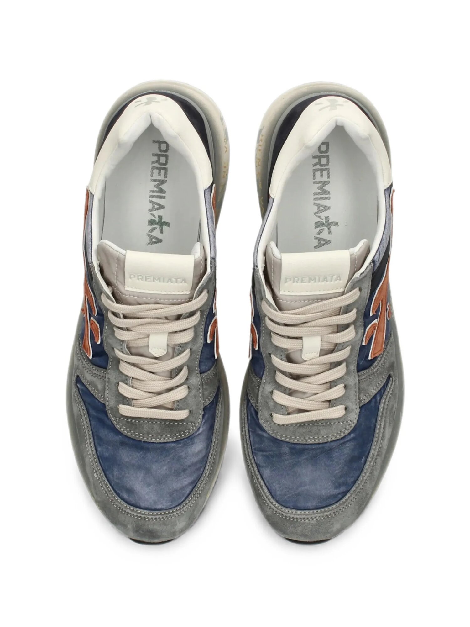 Кроссовки PREMIATA Mick logo-patch sneakers, размер 41 EU — фото 1