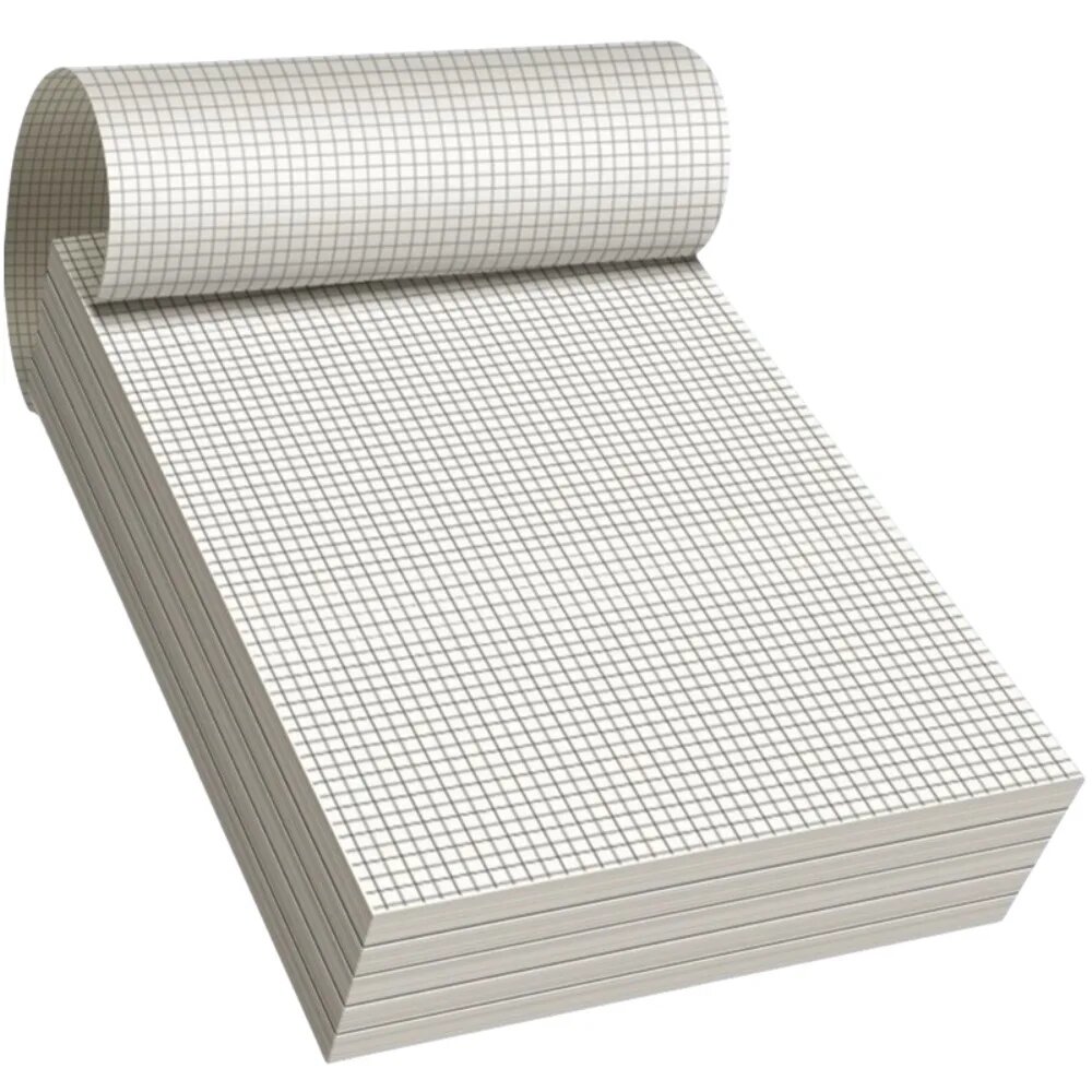 Блокнот для рисования бежевый утолщённый А4/В5 40/100 листов -B5-Grid 40 sheets